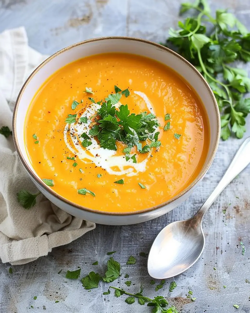 Carrot and Celery Root Soup
