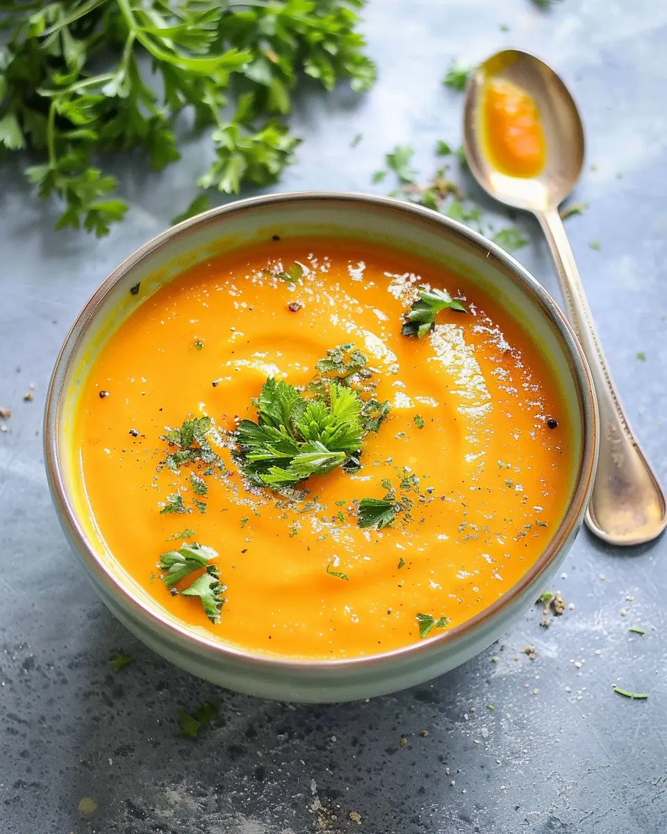 Carrot and Celery Root Soup