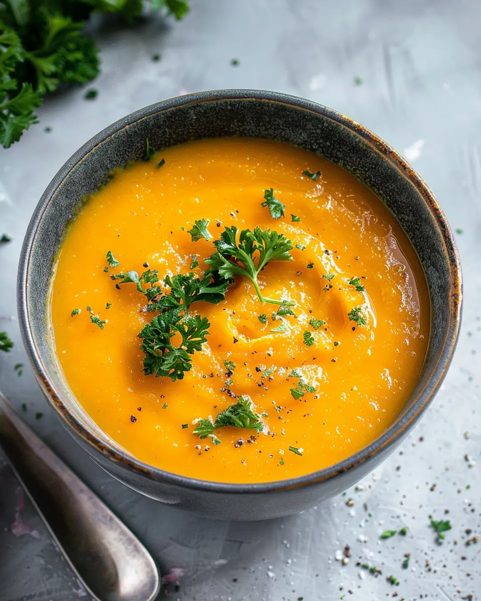 Carrot and Celery Root Soup